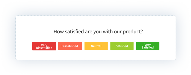 Collecting Feedback Using 1 to 5 Rating Scale Surveys
