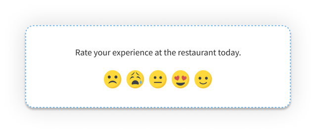Collecting Feedback Using 1 to 5 Rating Scale Surveys