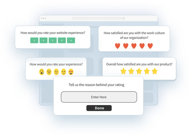 Collecting Feedback Using 1 to 5 Rating Scale Surveys