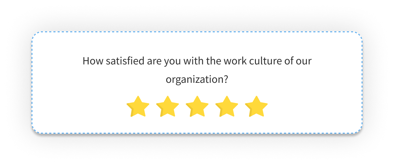 Collecting Feedback Using 1 to 5 Rating Scale Surveys