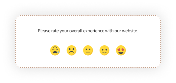 Collecting Feedback Using 1 to 5 Rating Scale Surveys