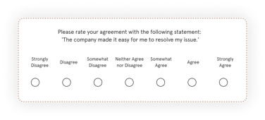 Collecting Feedback Using 1 to 7 Rating Scale Surveys
