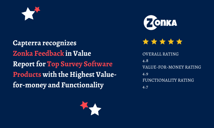 Zonka Feedback recognized as the Best Survey Software in Capterra’s ...
