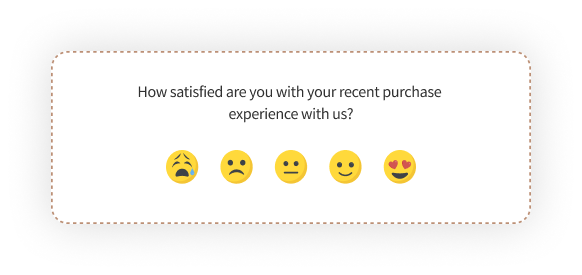 Smiley Face Surveys: Use Emojis😍😢to measure Customer Sentiment