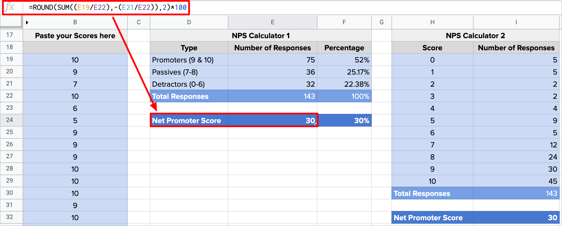 Calculate NPS® using Excel, Online Tool & NPS Survey Tool