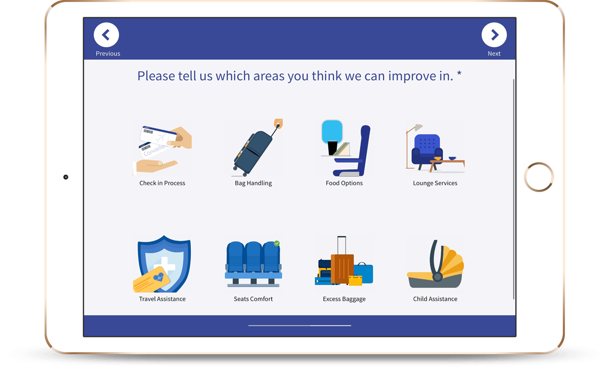 Airport Feedback System & Software | Airline Passenger Survey App