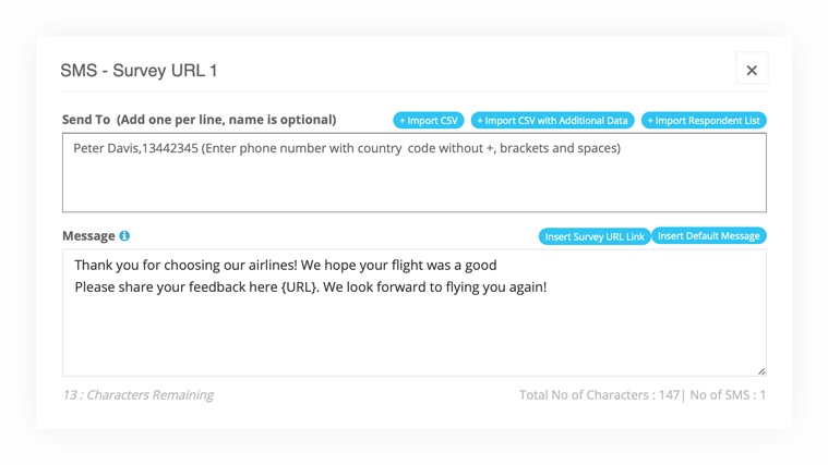 SMS Survey Software | SMS Feedback Tool | Zonka Feedback