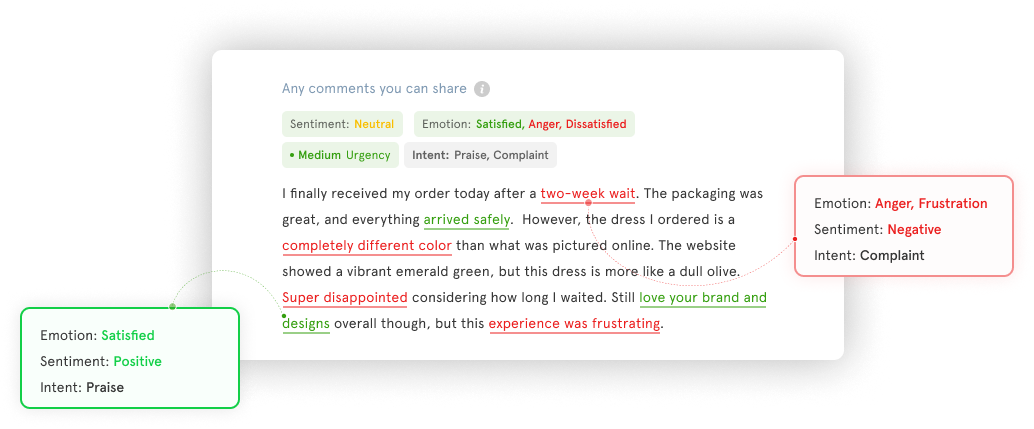 Emotion Detection: Deriving Sentiments from Customer Feedback
